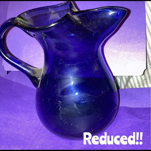 Vintage | Dining | Vintage Purple Glass Small Pitcher | Poshmark